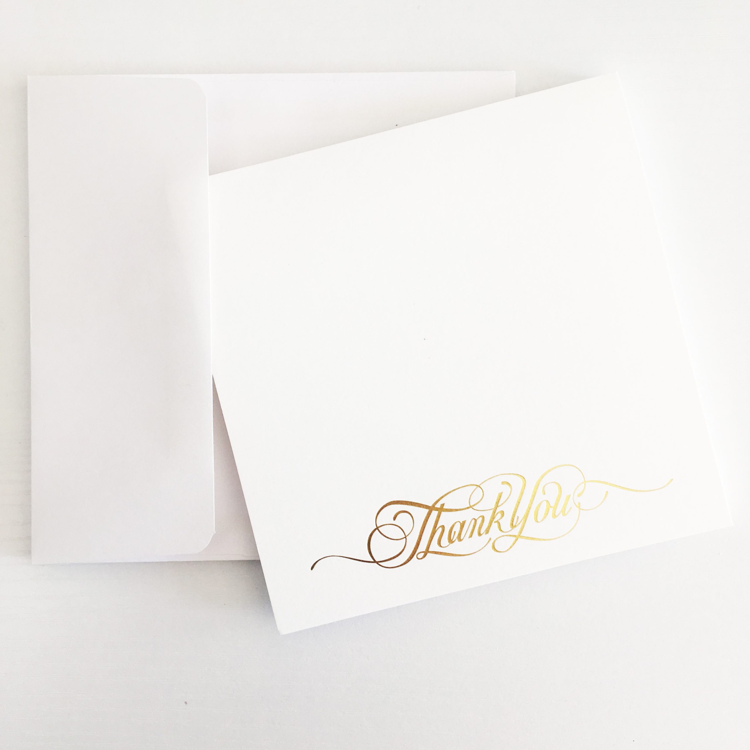 Gold Foil Embossed Thank You Cards | Noted Paper